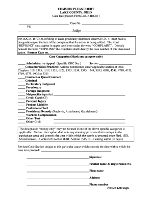 Fillable Online Case Designationdoc Fax Email Print - pdfFiller
