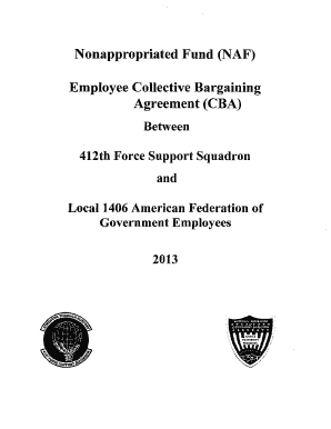 Fillable Online naf contract - AFGE Local 1406 Fax Email Print - pdfFiller