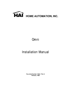 Fillable Online Omni Installation Manual - AlarmHow.net Document ...