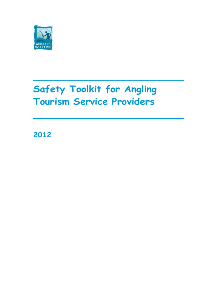 Fillable Online Safety Toolkit for Angling Tourism Service Providers ...