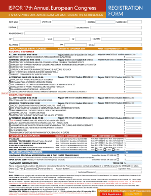 Fillable Online ispor Download Registration Form (PDF) - ispor Fax ...