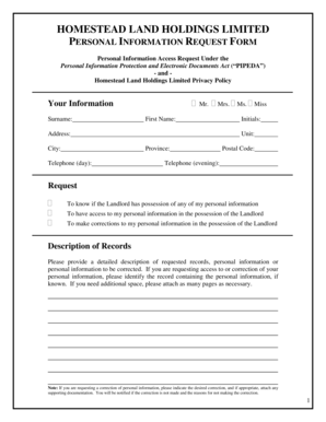 Fillable Online PERSONAL INFORMATION REQUEST FORM - The LIFT System Fax Email Print - pdfFiller