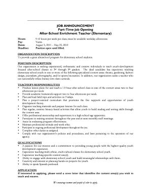 Fillable Online healthiersf Sample LIne Staff CC Job Description Fax ...