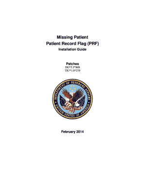 Fillable Online Missing Patient Patient Record Flag (PRF) Fax Email ...