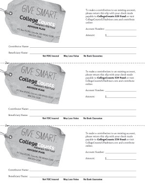 Fillable Online Give Smart Give Smart Give Smart - CollegeCounts 529 ...