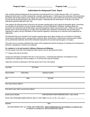 18 Printable background check authorization form doc Templates ...
