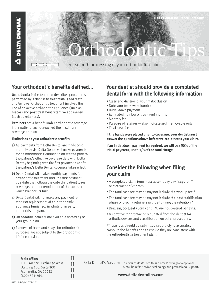 Fillable Online Orthodontic Tips Fax Email Print - pdfFiller