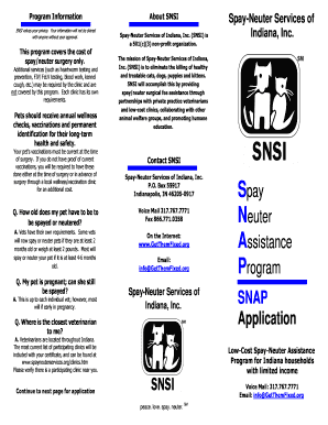 Fillable Online SNSI values your privacy Fax Email Print - pdfFiller