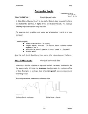 Fillable Online Computer Logic - Student notes form 3 - WordPress.com ...