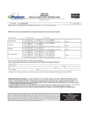 Fillable Online Rebate Redemption Instructions to check the status of ...