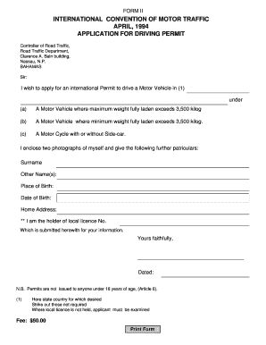 Police Record Application Form Bahamas - Fill Online, Printable ...
