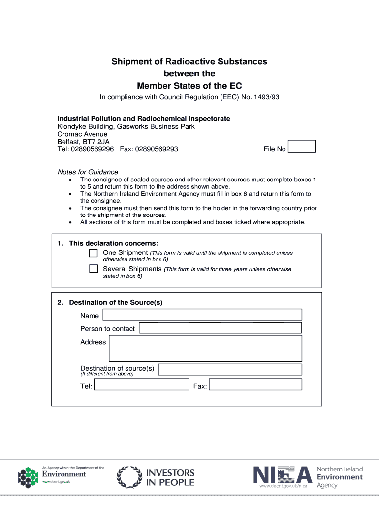 Fillable Online doeni gov Declaration form (.pdf 250KB) Fax Email Print ...