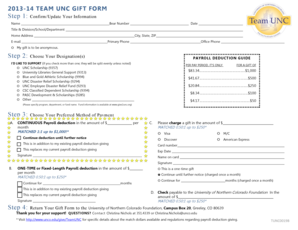 Fillable Online unco Make your gift - University of Northern Colorado ...