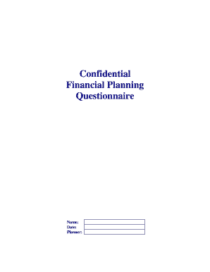 Fillable Online Financial Planning Questionnaire - Peters Wealth ...