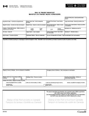Fillable Online cbsa gc Summary Reporting Program Application Form ...