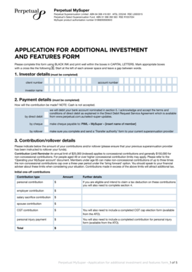 Fillable Online PL00432-1665-Add Invtmts and Features Form Fax Email ...