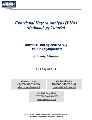 Fillable Online Functional Hazard Analysis (FHA) Fax Email Print ...