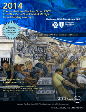 Fillable Online uawtrust MA PPO Benefit Brochure - UAW Trust - uawtrust ...