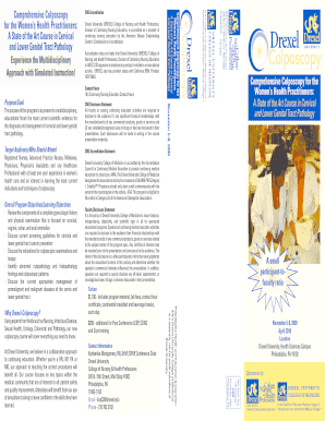 Fillable Online webcampus drexelmed Colposcopy - WebCampus - Drexel University College of ...