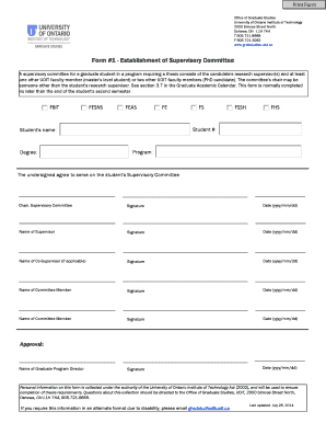 Fillable Online Form 1 - Establishment of Supervisory Committee.pdf ...