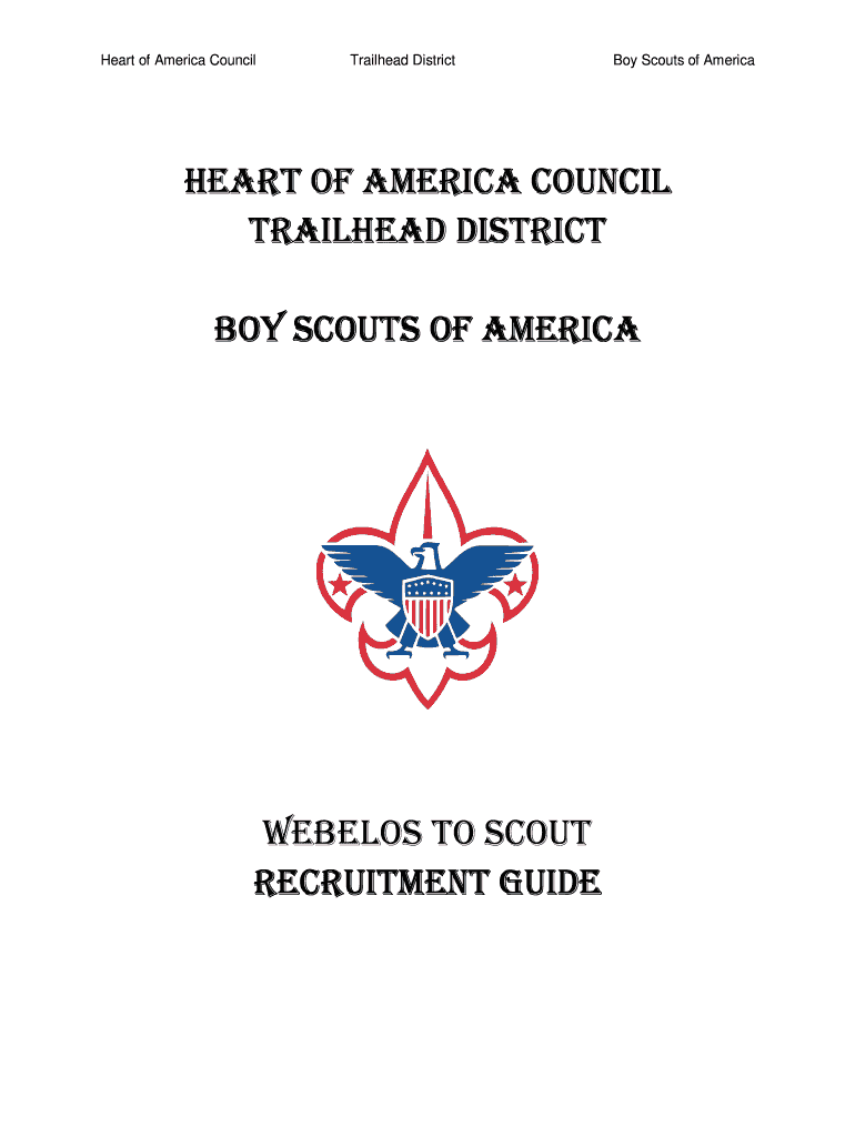 Fillable Online hoac-bsa Webelos to Scout Transition Guide - Heart of ...
