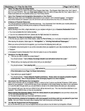 Fillable Online scrye IB-5 Visa Application Instructions - South ...