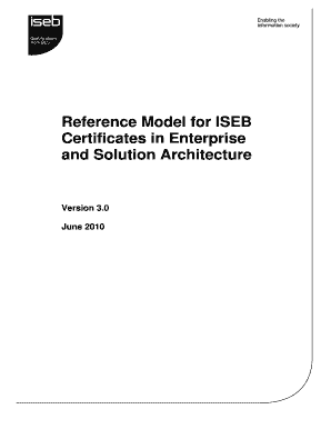 Fillable Online bcs Reference Model for ISEB Fax Email Print - pdfFiller