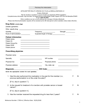 Fillable Online VA Provider Manual with CCC Plus - Aetna Better Health ...
