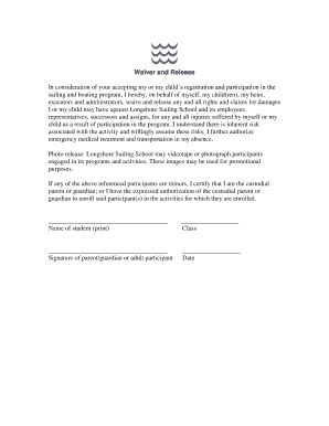 Longshore Sailing School - Fill Online, Printable, Fillable, Blank ...