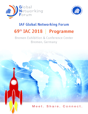 Fillable Online IAF Global Networking Forum Fax Email Print - pdfFiller