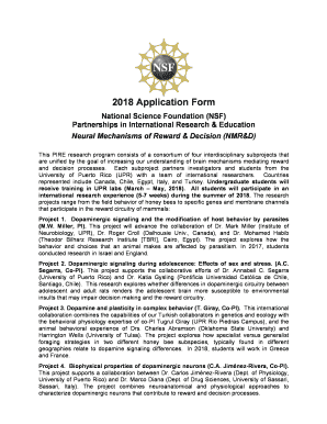 Fillable Online neuro rcm upr 2018 PIRE Application Form - neuro.rcm ...