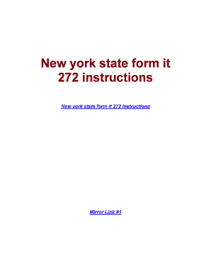 Fillable Online New york state form it 272 instructions - WordPress.com ...