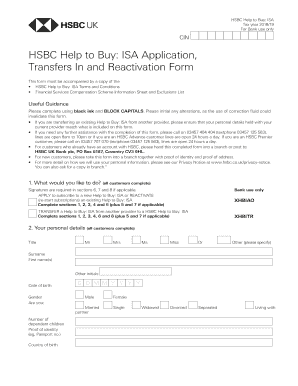 Fillable Online HSBC Help to Buy: ISA brochure (PDF Fax Email Print ...
