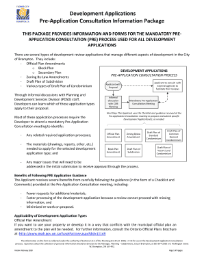 Fillable Online City of Brampton Planning & Development Development ... Fax Email Print - pdfFiller