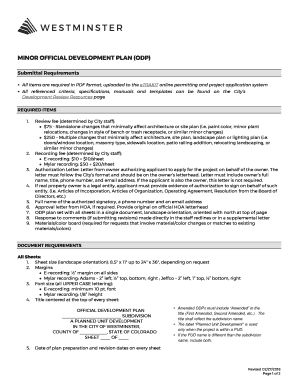 Fillable Online Planning - City of Westminster Fax Email Print - pdfFiller