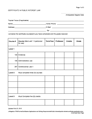 Fillable Online law lclark public-interest-certificate-application.docx ...