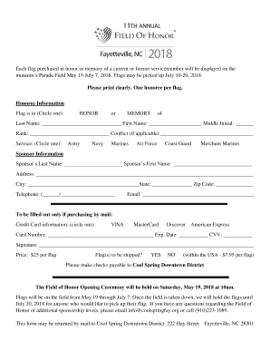 Fillable Online Flag Order Form - Senate Publications and Flags Fax ...