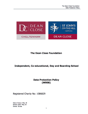 Fillable Online dean close school - Dean Close Nurseries Fax Email ...