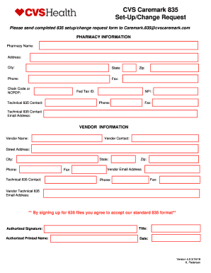 Fillable Online Set-Up/Change Request Fax Email Print - pdfFiller