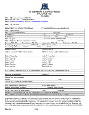 Fillable Online Application Form 20182019.docx Fax Email Print - pdfFiller