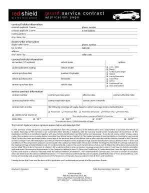 Fillable Online guard service contract Fax Email Print - pdfFiller