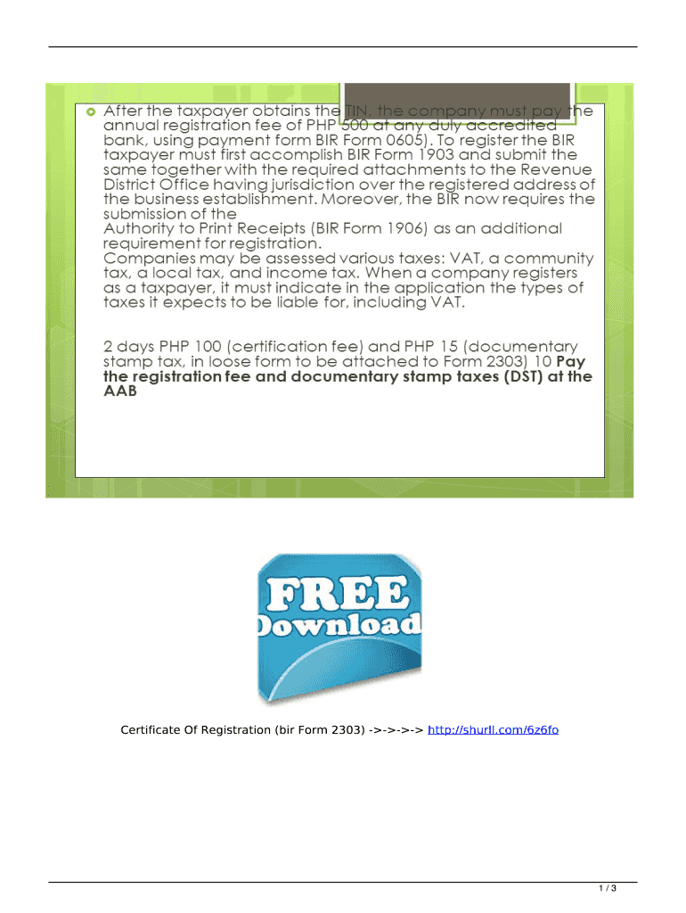 2303 Bir Form Download Fill Online Printable Fillable Blank