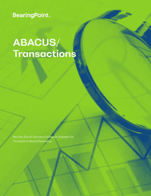 Fillable Online ABACUS/ Transactions - BearingPoint Software Solutions ...