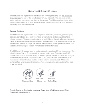Fillable Online Use of the HHS and IHS Logos. IHS Logo Policy Fax Email ...