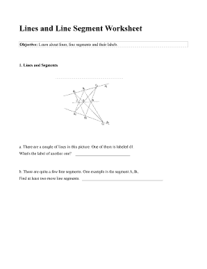 Fillable Online Lines and Line Segment Worksheet - SLU Math Fax Email ...