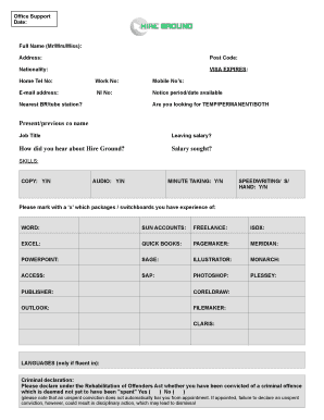 Fillable Online hire-ground co Hireground-Registration-Form Fax Email ...
