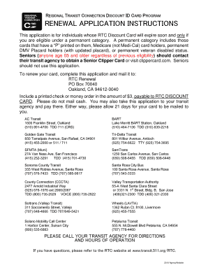 Fillable Online transit cityofpetaluma renewal application instructions ...