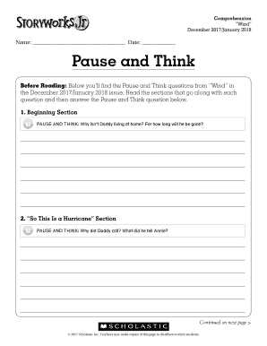 Fillable Online storyworks jr pdf Fax Email Print - pdfFiller