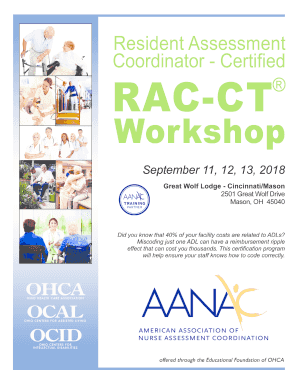 Fillable Online RAC-CT Workshop Fax Email Print - pdfFiller