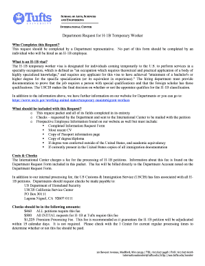 Fillable Online New Tufts Form H Fax Email Print - pdfFiller